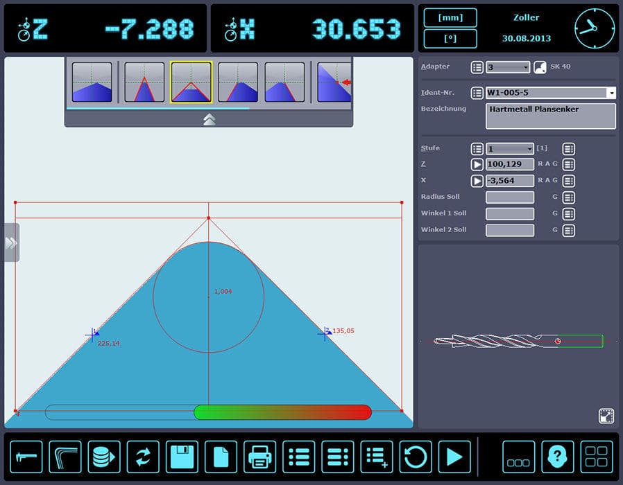 Management software - pilot 2 mT - ZOLLER - manufacturing / for aeronautics
