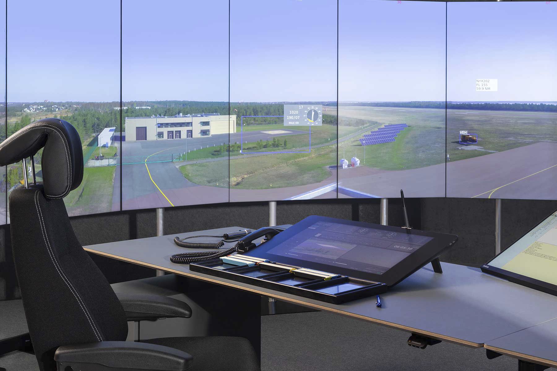 Modular ATC tower - REVAL - ADACEL - for airport / ATC