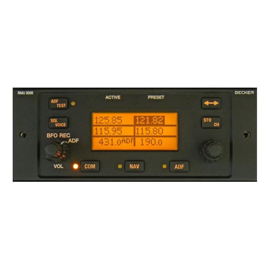 VHF audio panel - RMU5000 - BECKER AVIONICS - for aircraft