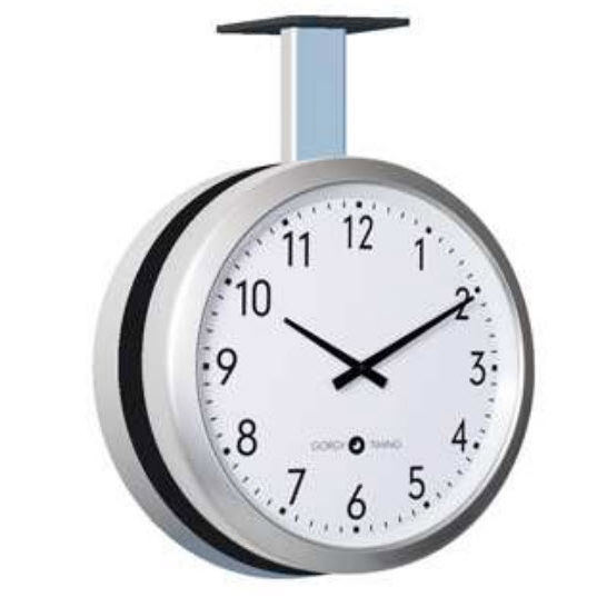 Airport clock - HANDI® 300 DOUBLE FACE - GORGY TIMING - analog / quartz