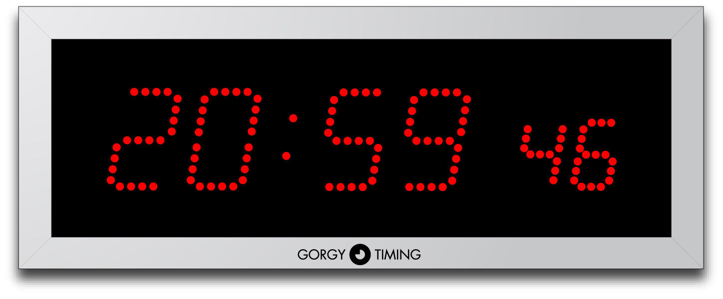 Airport clock - LEDI® 7.S INDOOR - GORGY TIMING - digital / quartz
