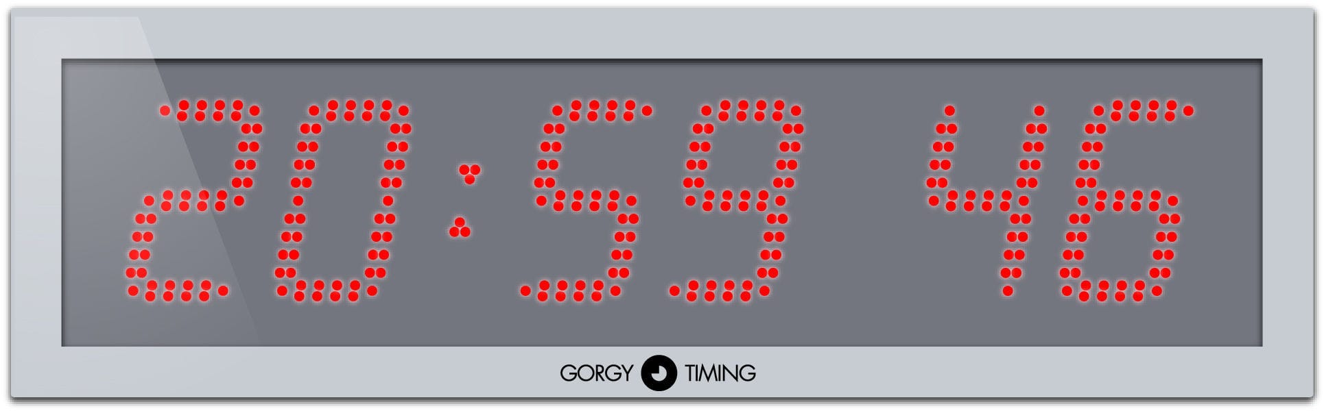 Airport clock - LEDI® 12.S - GORGY TIMING - digital / quartz