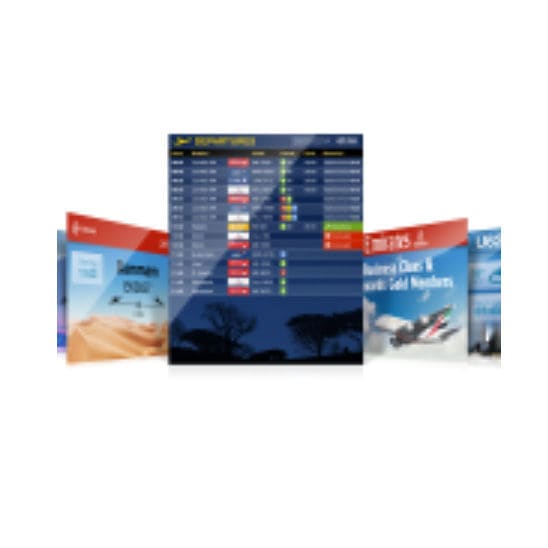 Airport flight information display system - InSIGHT - INDRA