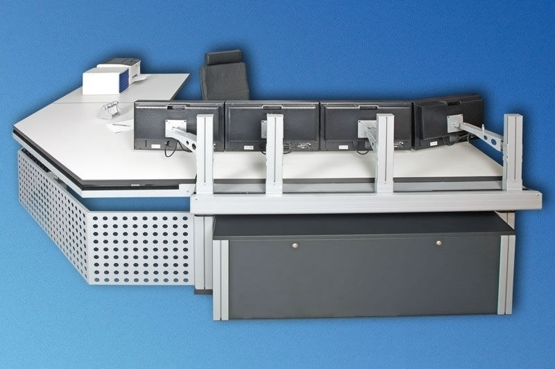 Air traffic control console - Synergy® - KNURR TECHNICAL FURNITURE GMBH