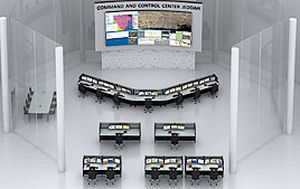 Control tower console - Dacobas® Advanced - KNURR TECHNICAL FURNITURE GMBH