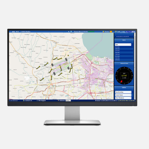 Monitoring software - IMS4 LLWAS - MICROSTEP-MIS - LIDAR / for aeronautics