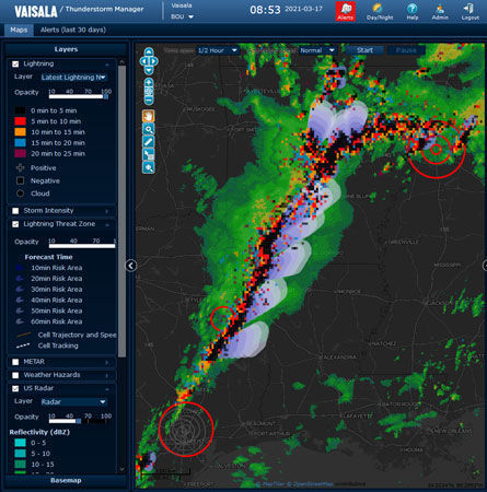 Tracking software - VAISALA OYJ - for aeronautics / real-time / web-based