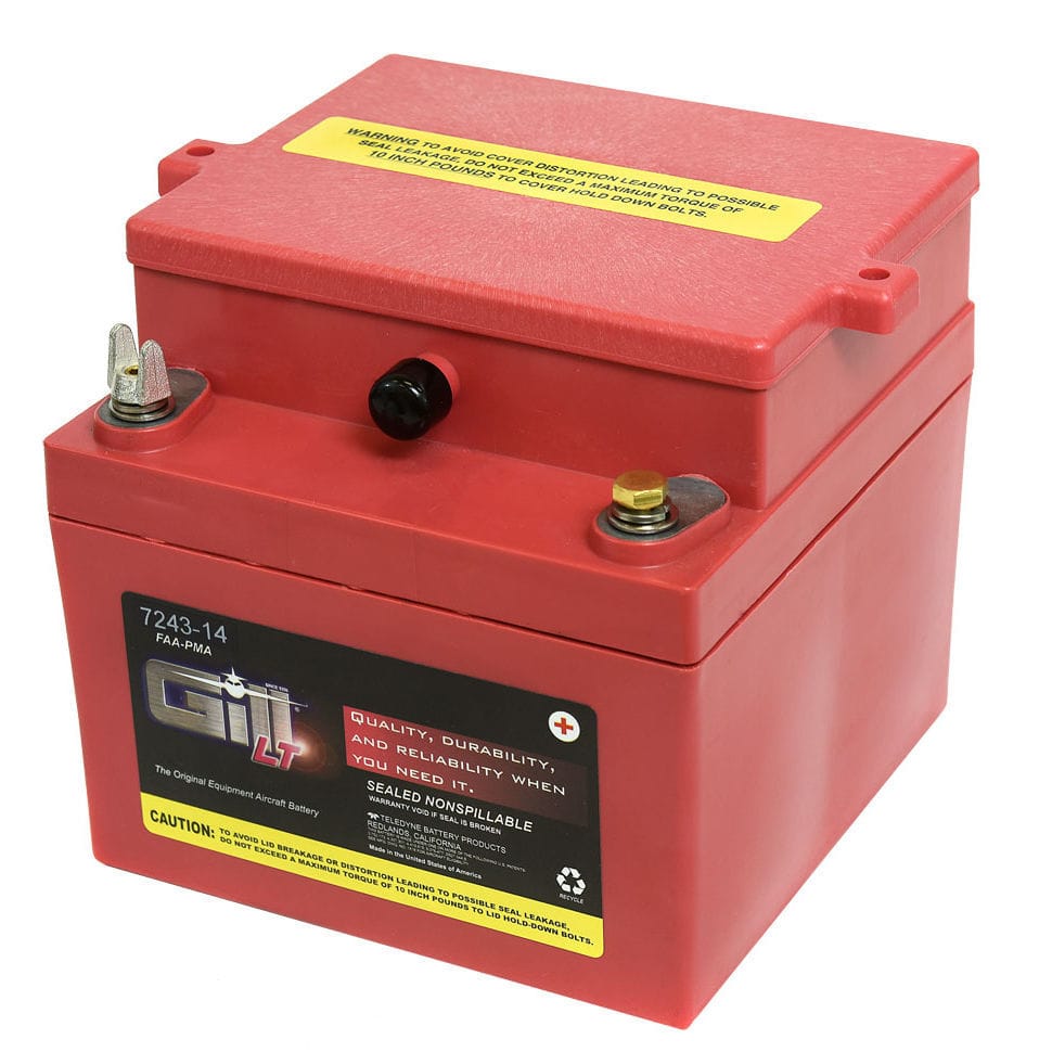 Aircraft battery - 7243-14 - Gill Electric Company - VRLA / 24V