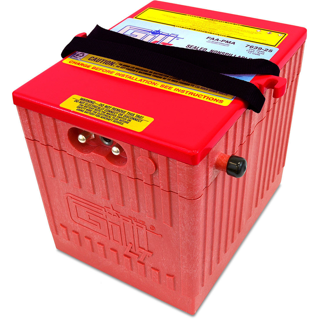 Aircraft battery - 7639-25 - Gill Electric Company - lead-acid / VRLA ...