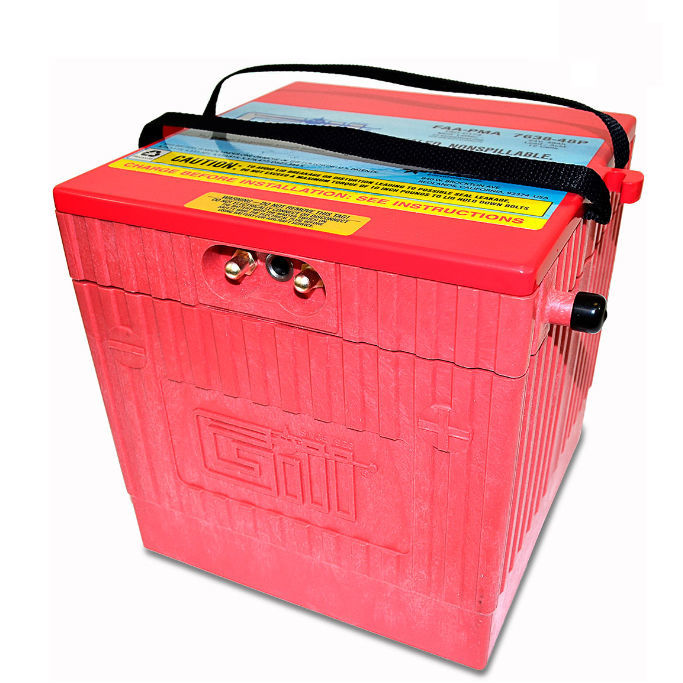 Aircraft battery - 7638-48P - Gill Electric Company - lead-acid / VRLA ...
