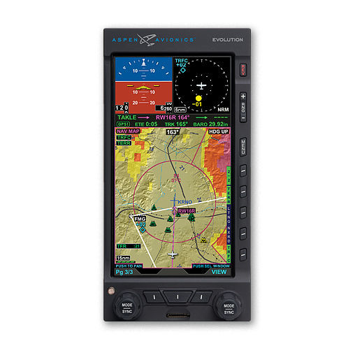 MFD flight display - EVOLUTION 1000 - Aspen Avionics, Inc. - PFD / for ...