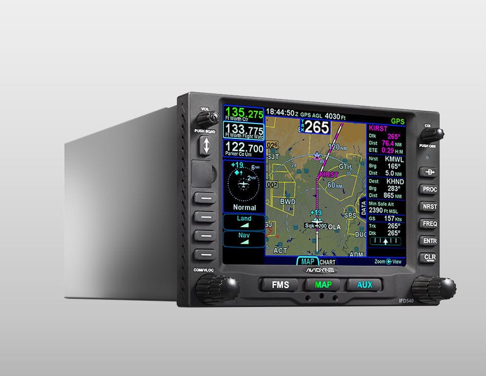 GPS NAV/COM - IFD540 - Avidyne - panel-mount / for aircraft / for ...