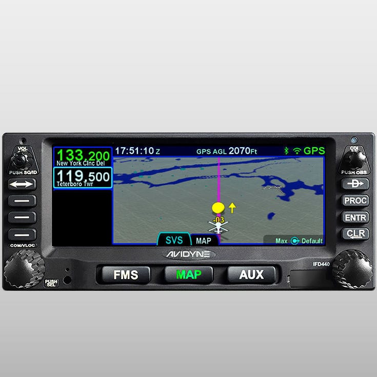 GPS NAV/COM - IFD440 - Avidyne - panel-mount / for aircraft / for ...