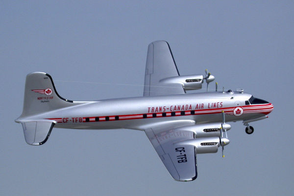 Airplane model - DC-4s - Bader models
