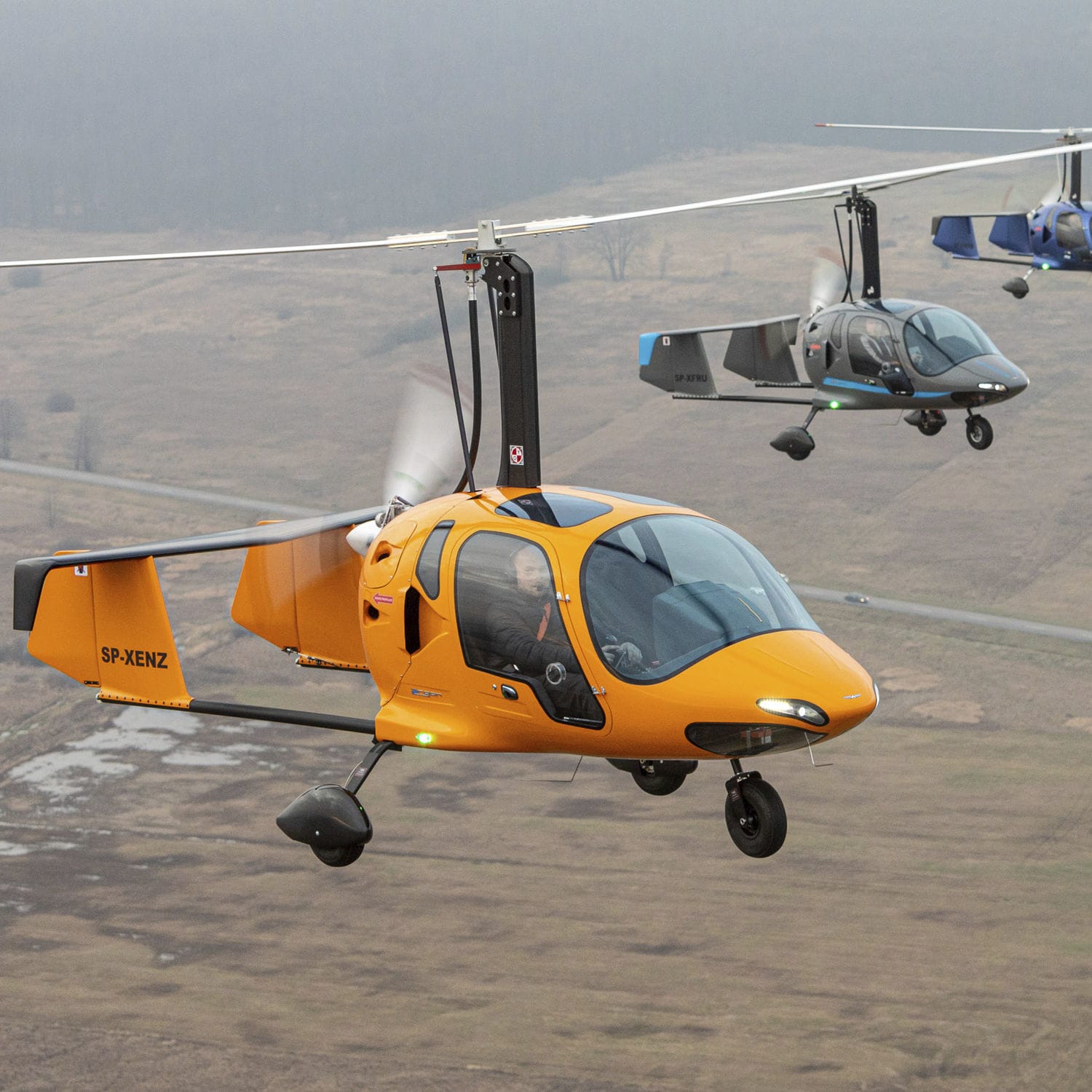 Two-seater gyroplane - ARGON 915 Classic - Manufaktura Lotnicza Sp z o.o - 4-stroke engine ...