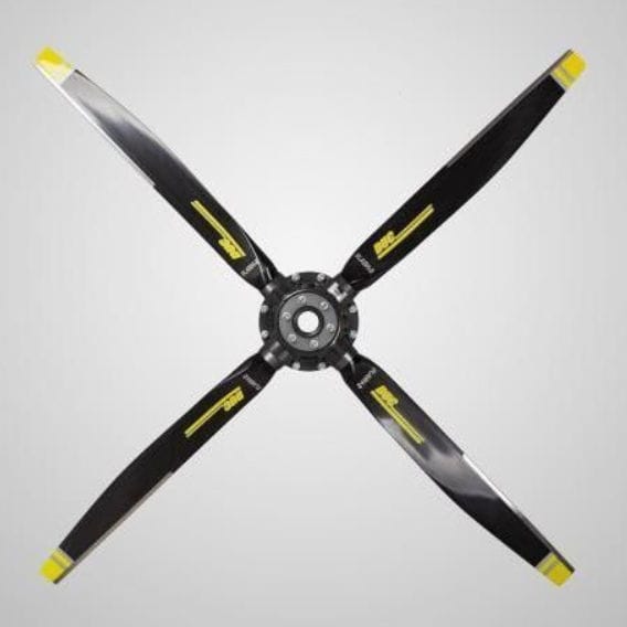 Pusher aircraft propeller - 01-07-003 - DUC HELICES Propellers - left ...