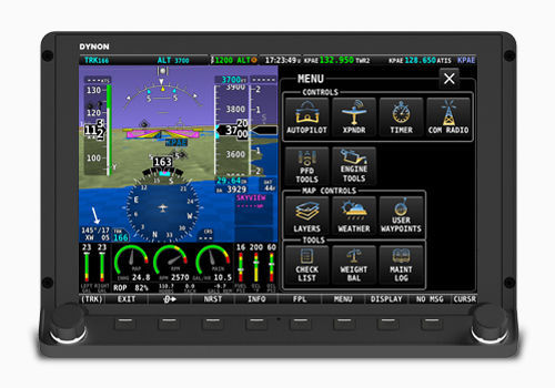 MFD - SkyView HDX - DYNON AVIONICS, INC. - touch screen / HD / backlit