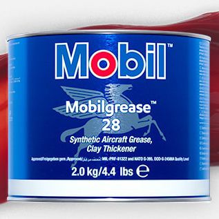 Multipurpose grease - Mobilgrease™ 28 - ExxonMobil - lubricating / for aircraft / for helicopter