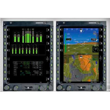 EFIS - IDU-680 - Genesys Aerosystems - LCD / for helicopter
