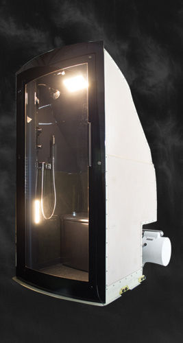 Aircraft shower - Jeff Bonner Research & Development Inc