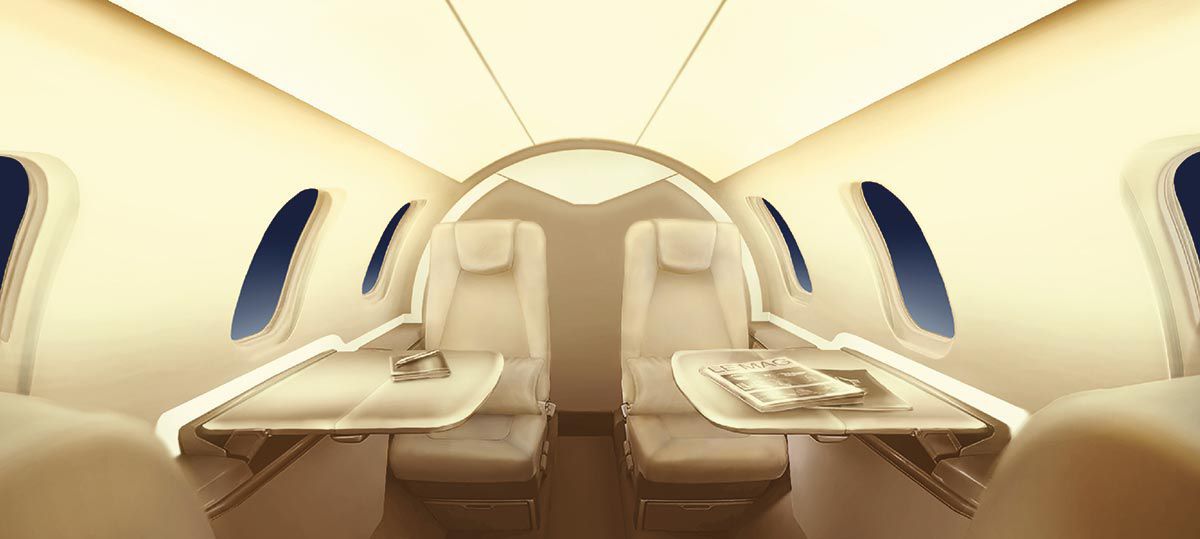 Aircraft cabin lighting - LUMIS - SELA - LED / ceiling