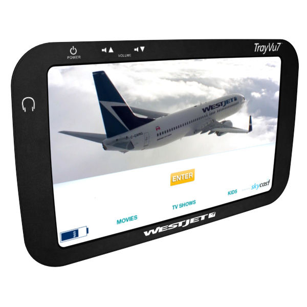 Inflight entertainment aircraft cabin display - TrayVu 7™ - Skycast ...