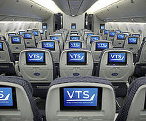 Inflight entertainment aircraft cabin display - Video Technology ...