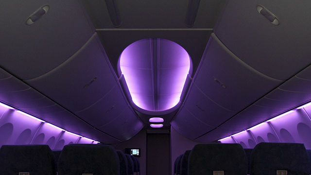 Aircraft cabin lighting - IntelliCabin® - BAE Systems - LED / mood ...