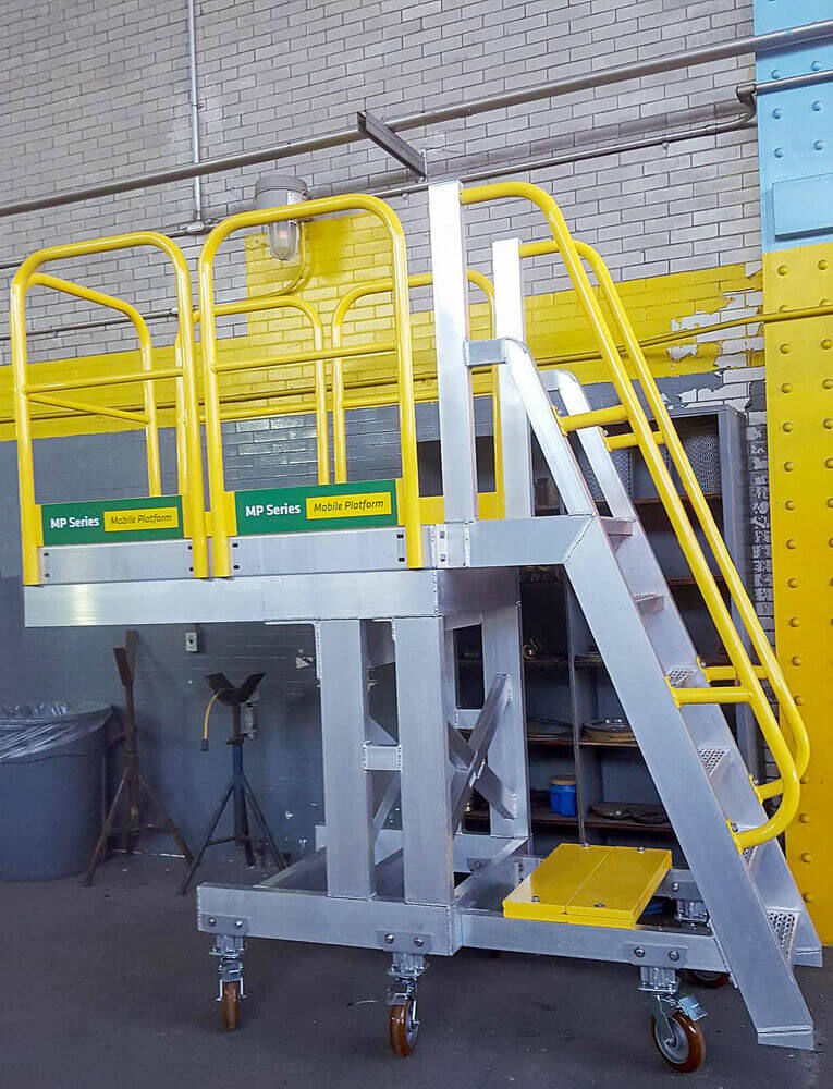 Fuselage access platform - MP - ErectaStep - movable