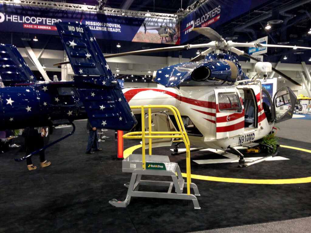 Access stairs - ErectaStep - mobile / for helicopter