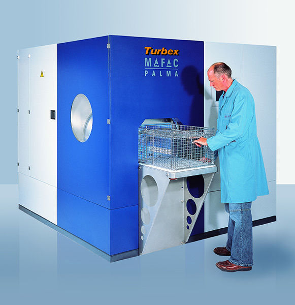 Hot washing machine - Palma - Turbex Ltd - for the aerospace industry