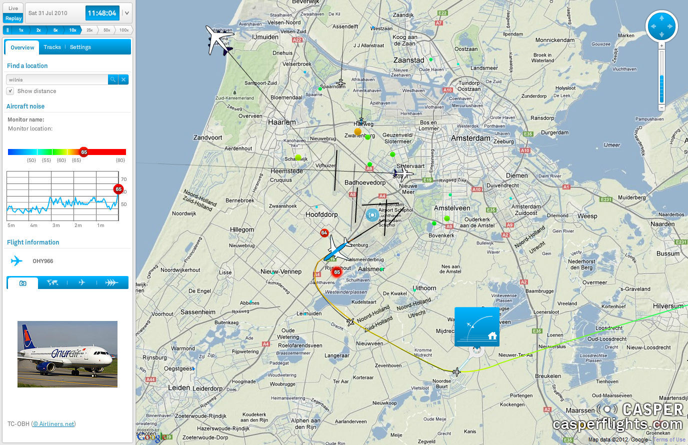 Tracking software - Casper - management / monitoring / calculation