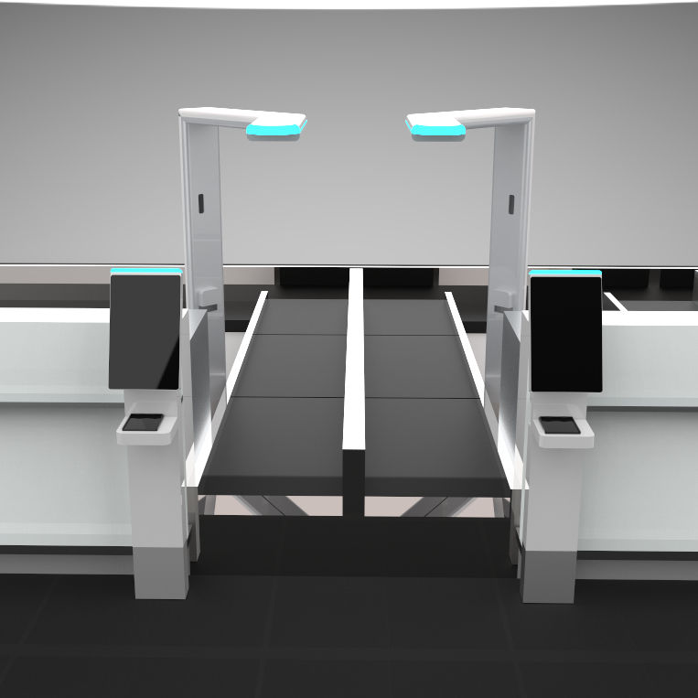 Self-service bag drop - VBD-R - EMBROSS - with RFID reader / with card ...