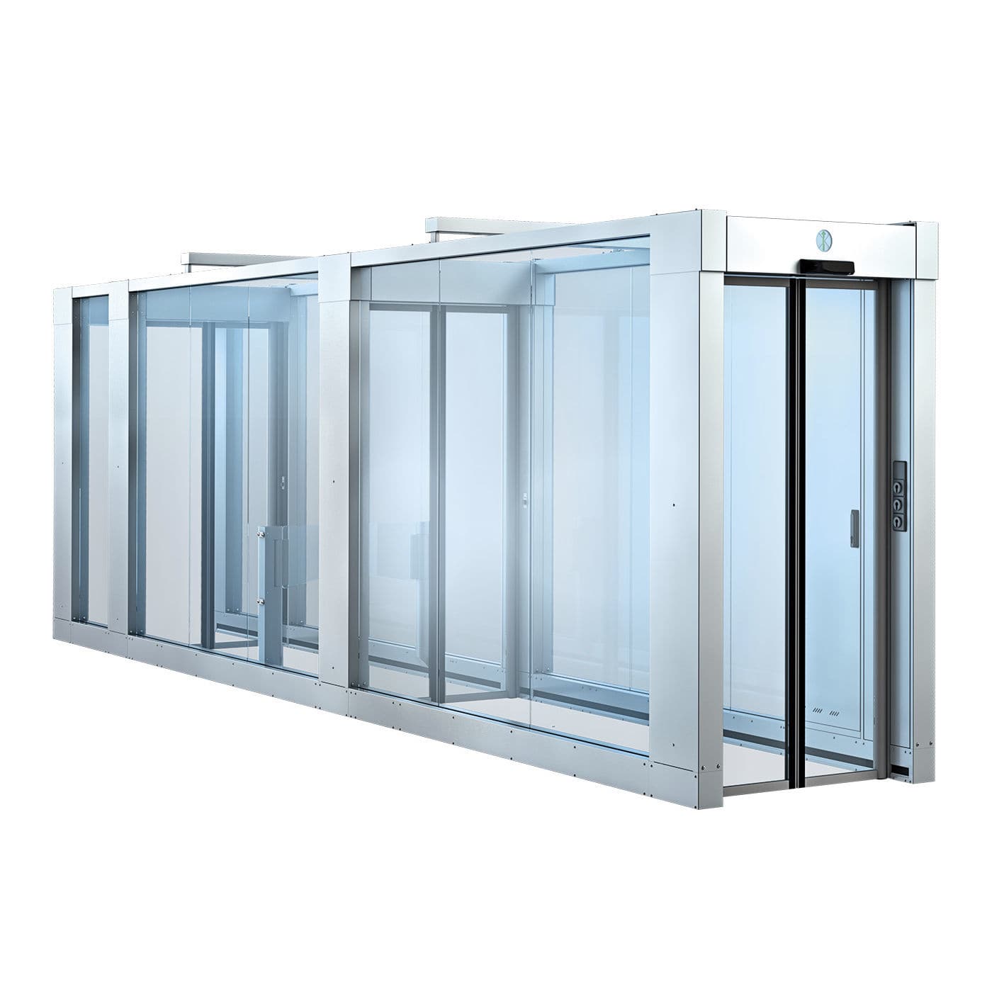 Airport security air lock - Orthos PIL-M02 - dormakaba - for access ...