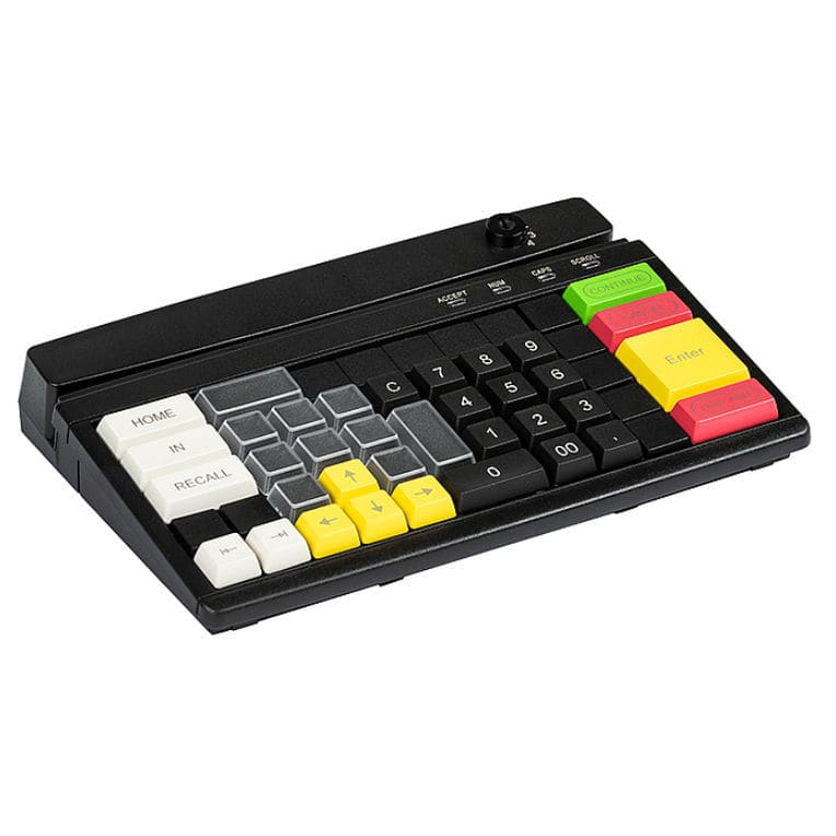 Keyboard with MSR reader - MCI 60 - PrehKeyTec GmbH - for airport