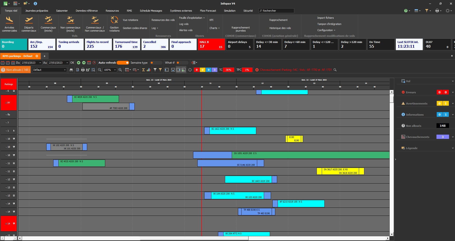 Control software - INFOPAX RMS - RESA Airport Data Systems - AODB / for ...