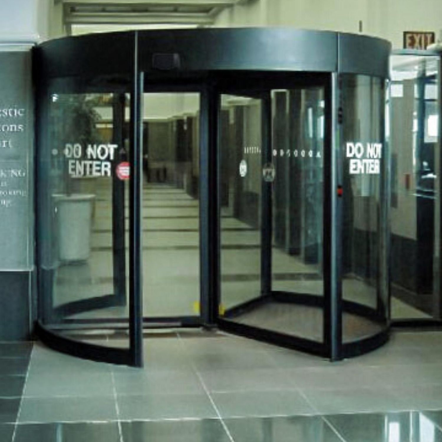 Security revolving door - Tourlock 120 - Boon Edam - for airport