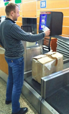 Self-service bag drop - SBDv1 - Zamar AG - with check-in / with printer ...