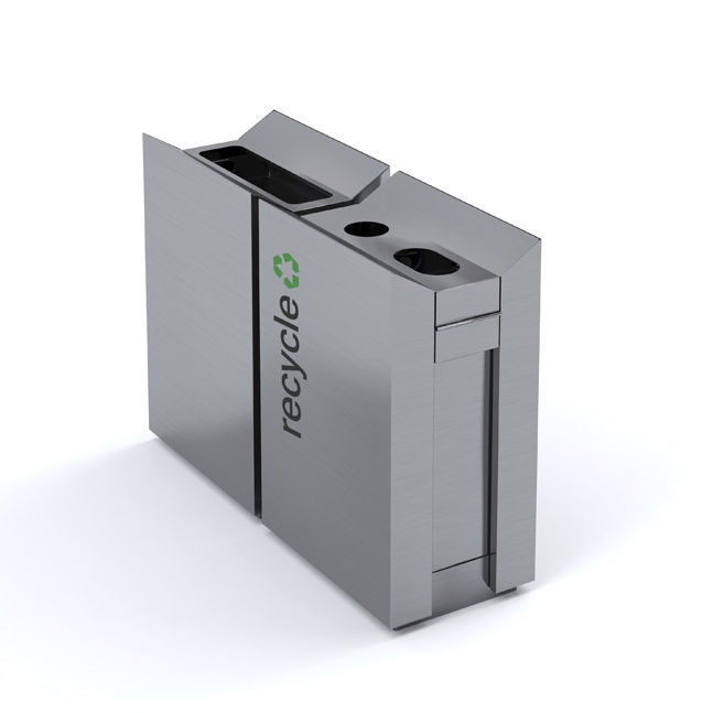 Airport waste bin - RUX - Arconas - floor-mounted / recycling