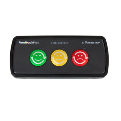 Countertop customer feedback device - Smiley Box - FeedbackNow - wall ...