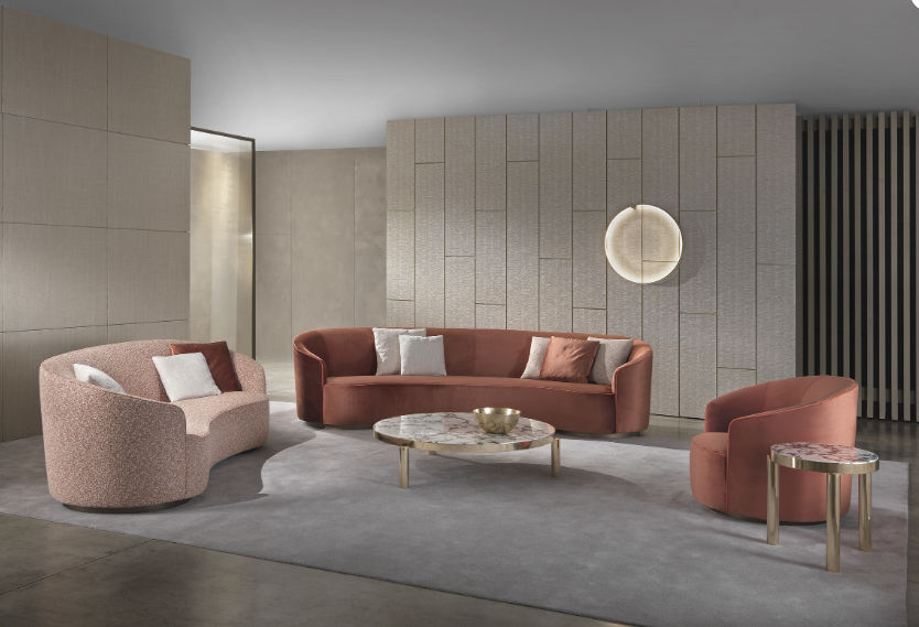 Airport lounge sofa Moon Giulio Marelli Italia Spa modular straight compact