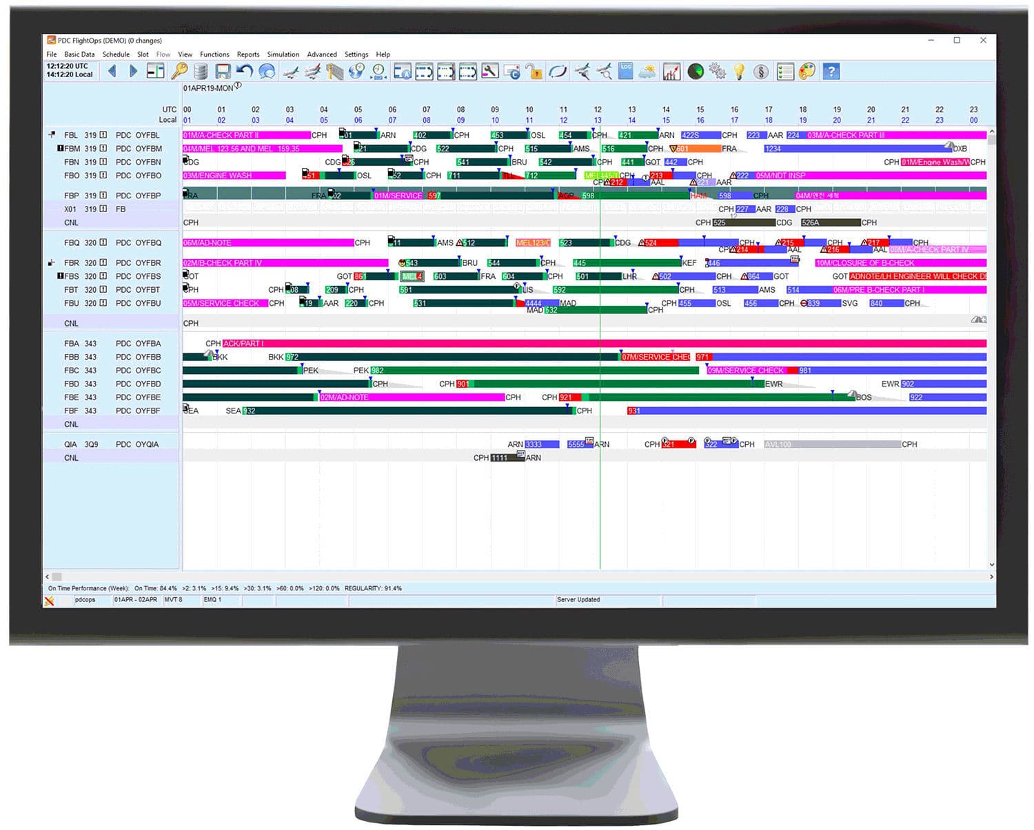Management software - FlightOps - PDC A/S - control / monitoring / for ...