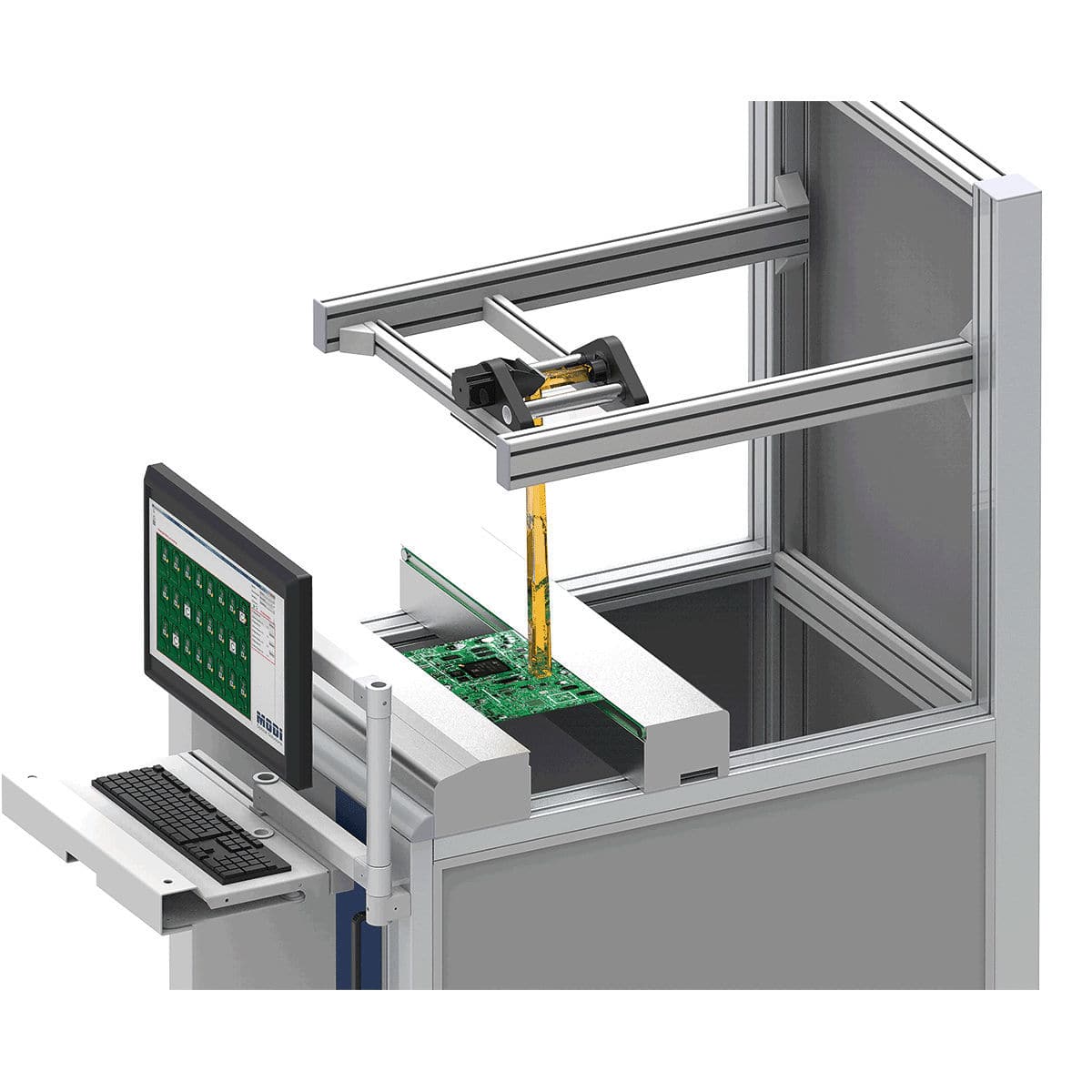 Optical inspection system - TOPSCAN - MODIVision - for the aeronautical ...