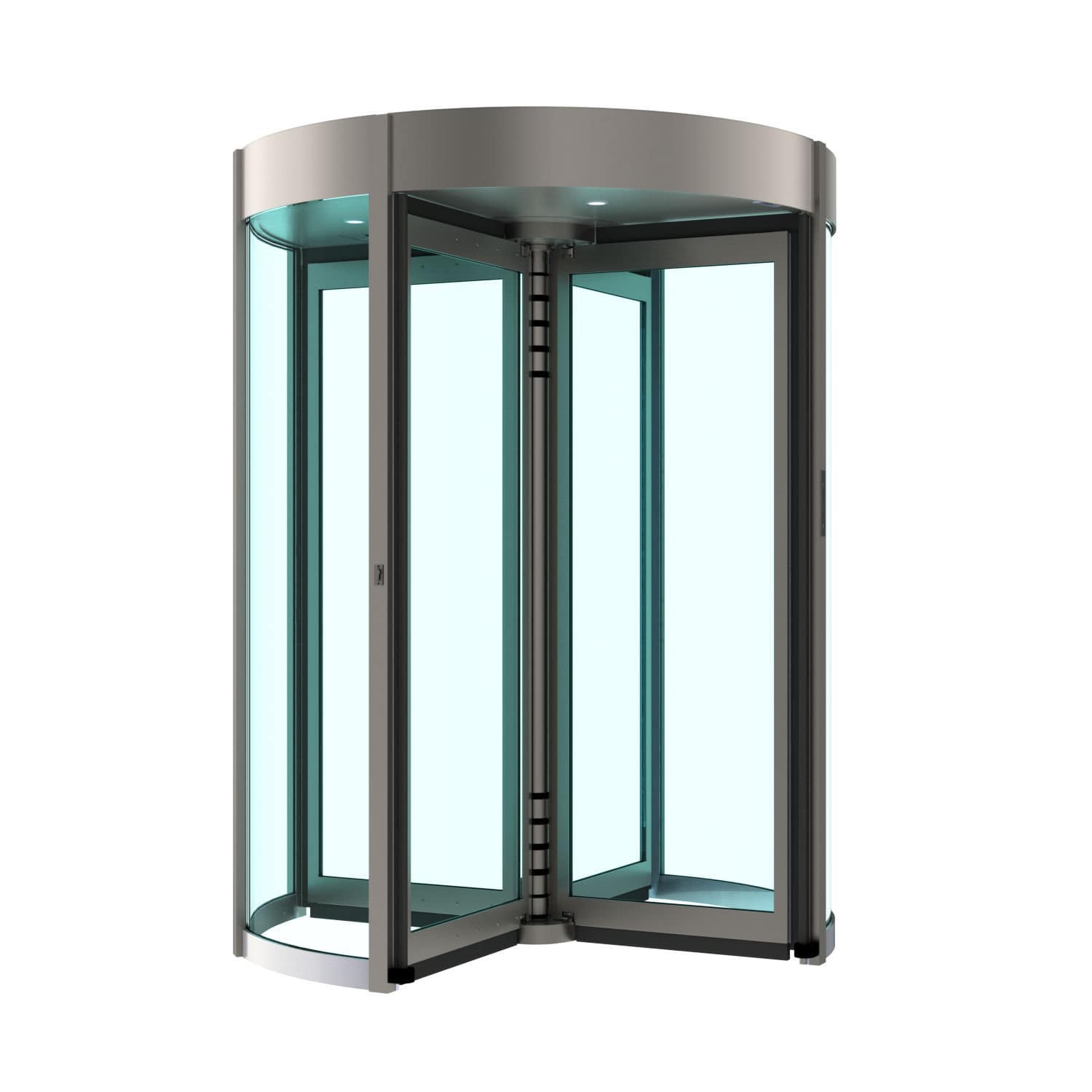 Security revolving door - Glass Roll - Saima Sicurezza SpA - for airport