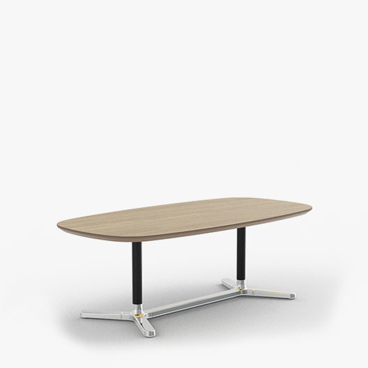 Airport table - Talon series - Senator - laminate / MDF / steel