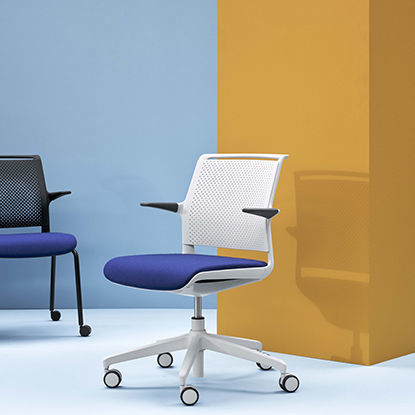 Airport chair - Ad-Lib Litework series - Senator - on casters