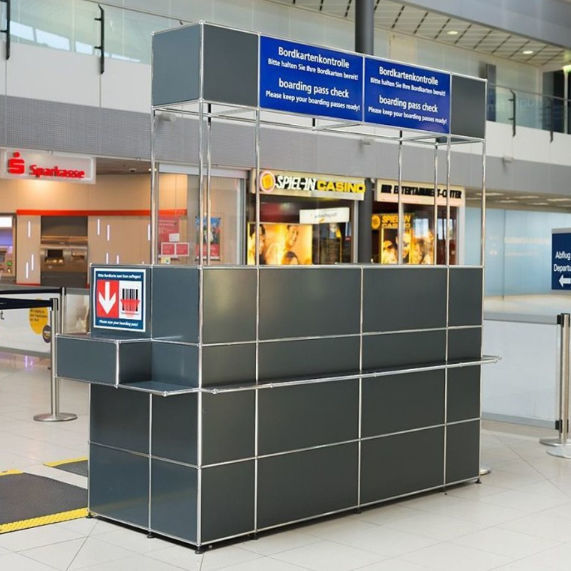 Boarding counter - 2/4 - USM Airportsystems AG - for airport