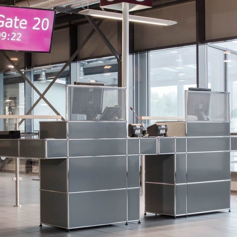Check-in counter - T - USM Airportsystems AG - for airport