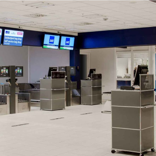Check-in counter - 4/4 - USM Airportsystems AG - for airport
