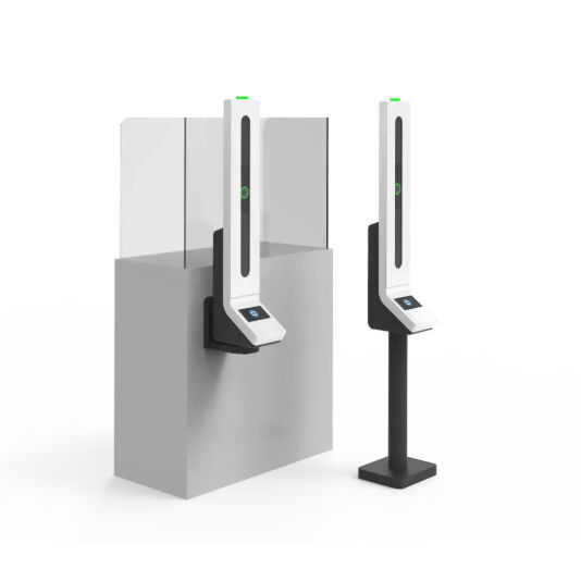 Check-in kiosk with biometric and facial recognition camera - Seamless Desk® - Vision-Box ...